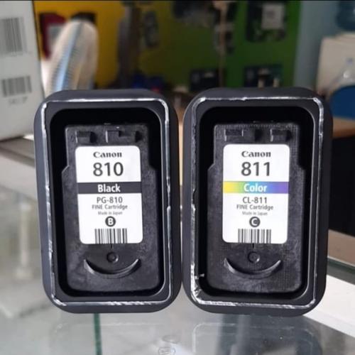 Jual CATRIDGE CANON 810 BLACK atau 811 COLOUR ORIGINAL (KOSONGAN ...