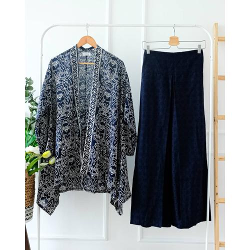Promo ONE SET OUTER BATIK WANITA KULOT PANJANG BATIK MODERN PREMIUM ...