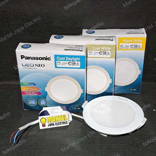 Jual Lampu downlight led panel panasonic IB bulat neo slim 6 watt ...