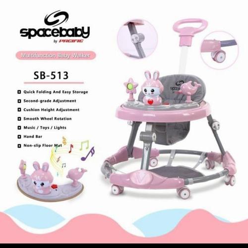 Jual BABY WALKER SPACE BABY SB 513 - Hijau - Biru - Kota Malang - MOBIL ...