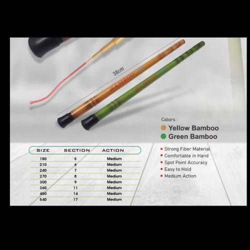 Jual Joran tegeg swan bamboo asli ruas pendek 38 cm ruas saat tertutup ...