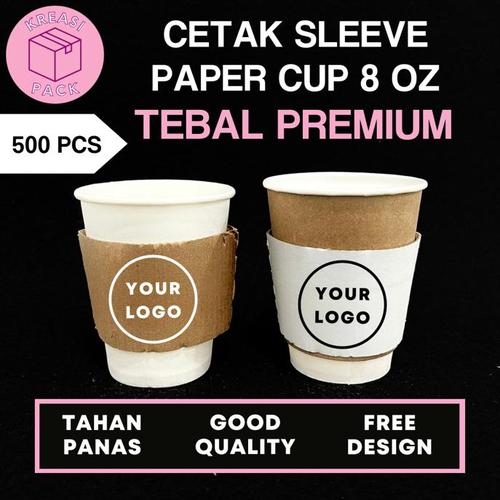 Jual Sablon Sleeve Paper Cup - 500 Pcs - Jakarta Pusat - Kreasi Pack ...