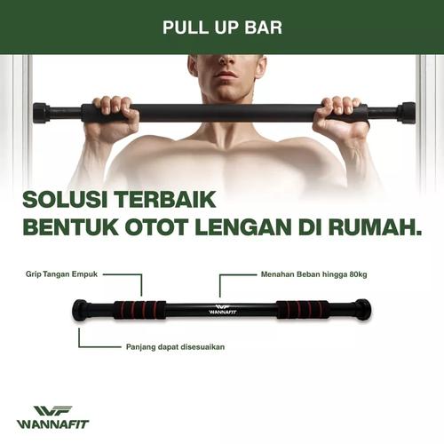 Jual WANNAFIT pull up bar PullUp Door Chin Up Bar Alat Body builder ...