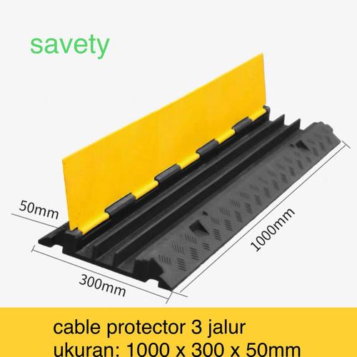 Jual Pelindung kabel 3 jalur 3line di jalan , Cable Ramp Protector ...