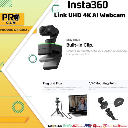 Jual Insta360 Link UHD 4K AI Webcam PTZ / WebCam Insta 360 Link UHD 4K - Jakarta Barat ...