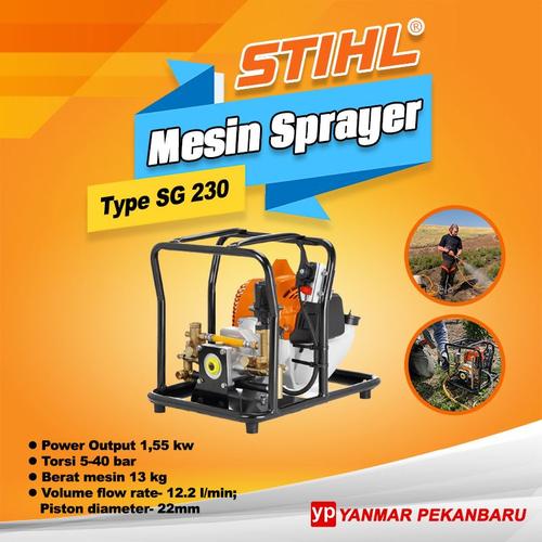 Jual Mesin Semprot Air Pertanian Sprayer Portable STIHL SG 230 - Kota ...