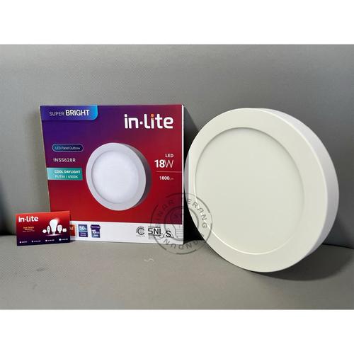 Jual LAMPU DOWNLIGHT PLAFON LED INLITE OUTBOW 18W 18 WATT BULAT ...