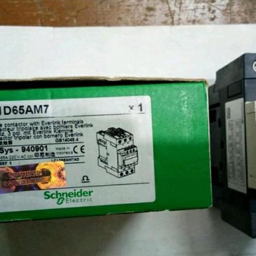 Jual Kontaktor/Contactor Lc1D65A F7 65A 3P Koil 110V Merk Schneider ...