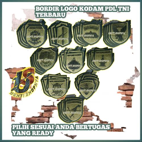 Jual LOGO PAPAN BORDIR KODAM EMBLEM TNI PATCH TERBARU KASAD 2022 KAIN KERAS - tanjungpura, biasa ...