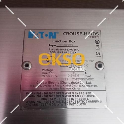 Jual Eaton Explosion Proof Ex E Ip66 Junction Box Ctb706027 ...