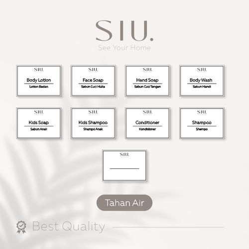 Promo Sticker Botol Sabun / Shampoo Kamar Mandi - Bathroom Sticker Anti ...