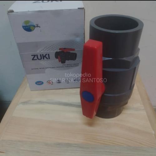 Jual Ball Valve PVC Socket Weld Polos 1/2" inch /Stop Kran Air Socket ...