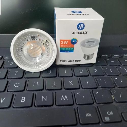 Jual LAMPU CUP LED E27 3Watt HALOGEN 3W 220V FITTING E27 AUDALUX ...