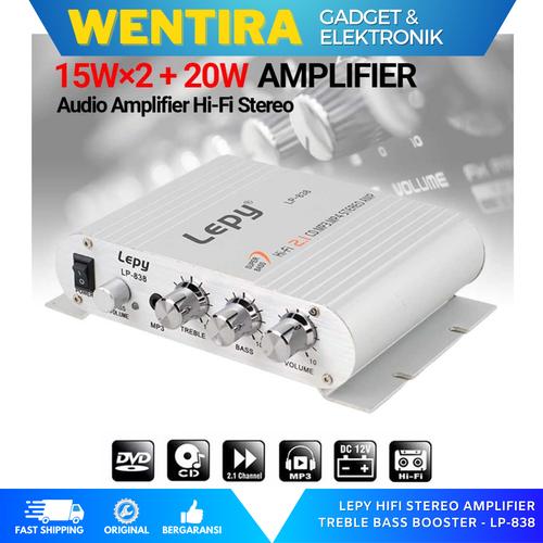 Jual Amplifier Ampli Mobil Super HQ Treble Bass Booster HiFi Stereo ...