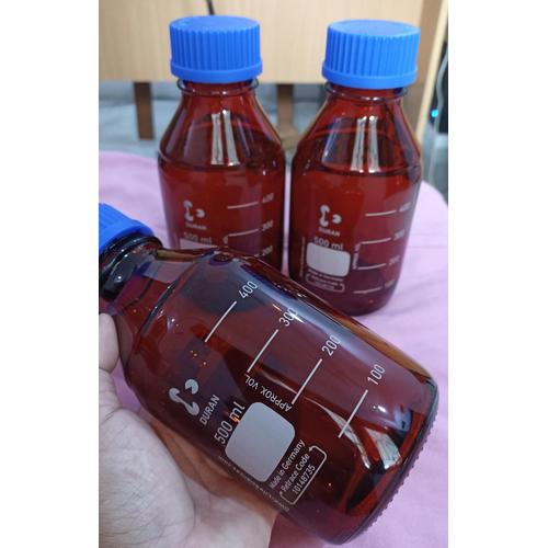 Jual DURAN Protect Laboratory Bottle Amber Botol Laboratory GL 45 500ml ...