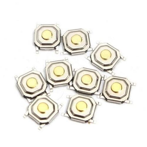 Jual push button 5.2x5.2x1.6mm switch SMD waterproof Touch Gold color ...
