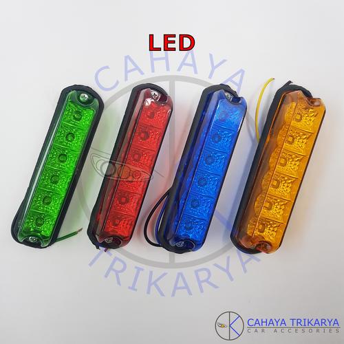 Jual Lampu Samping Fender Bak Truk Bis Kotak Universal Variasi DNY-32 LED - Merah - Kota Malang ...