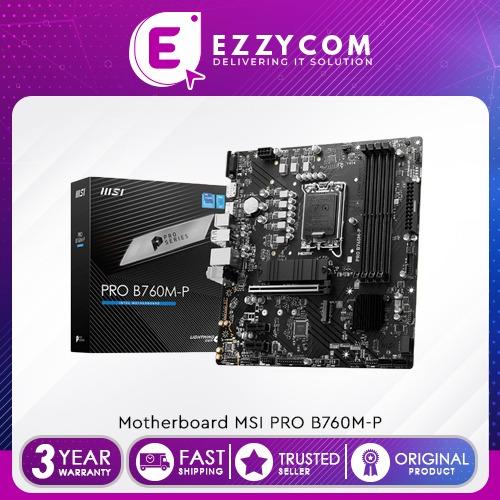 Promo Motherboard MSI PRO B760M-P (LGA1700, B760, DDR5, USB3.2, SATA3) Cicil 0% 3x - Jakarta ...