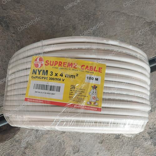Jual KABEL KAWAT SUPREME 3x4 NYM SUPREME CABLE HARGA PER METER SNI ...
