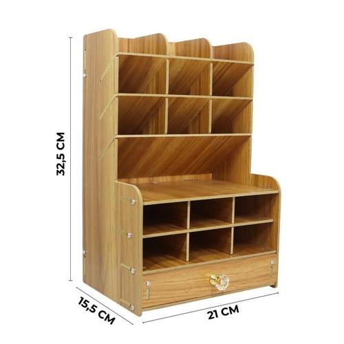 Jual Rak Penyimpanan Sparepart Tool HP Di Meja Kerja Model Kayu B-16 ...