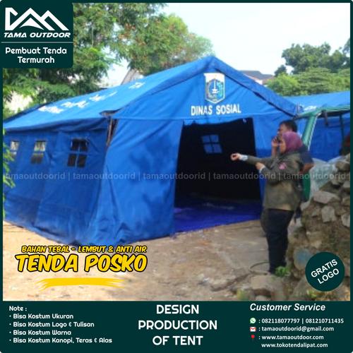 Jual Tenda Posko Kesehatan Kain Bagus - Fullset Kap. 15 Orang - Kain ...