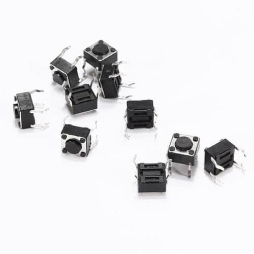 Jual Push button 6x6x4.3 mm 4p 4 pin 4pin micro switch momentary DIP ...