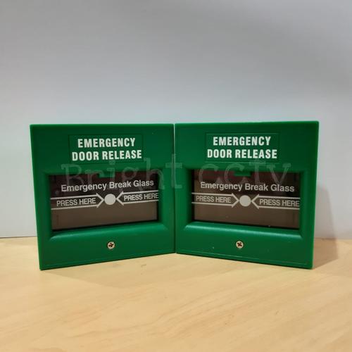 Jual Emergency Breakglass Green Hijau | Break Glass Green Door Release ...
