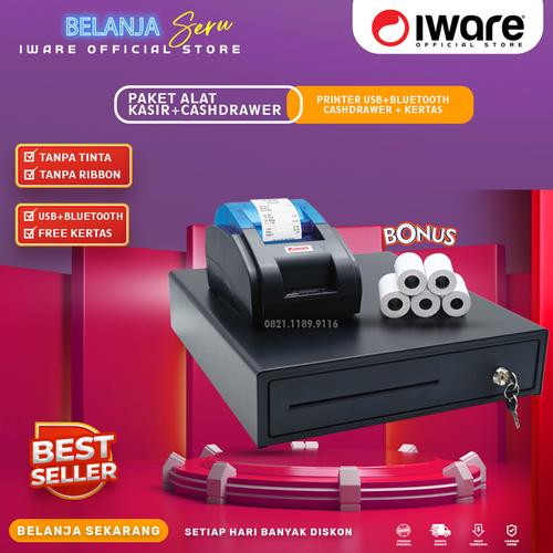 Promo PARCEL RAMADAN ALAT KASIR ANDROID BLUETOOTH CASH DRAWER PRINTER ...