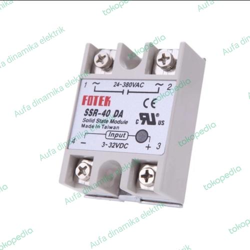 Jual Solid state relay SSR-40-DA Fotek ssr40da ssr 40da - Kab. Bogor - Aufa Dinamika Elektrik ...