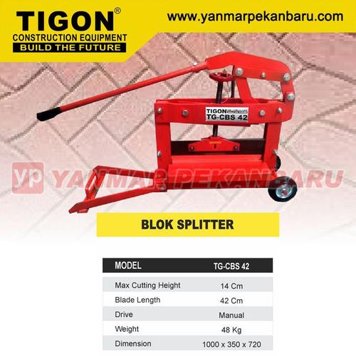 Jual Alat Mesin Potong Paving Blok Block Splitter TIGON TG-CBS 42 - Kota Pekanbaru - yanmarindo ...