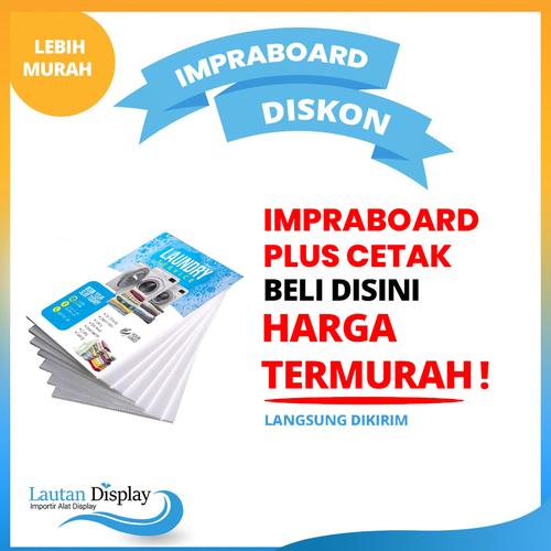 Promo Cetak Banner Stiker Papan Impraboard 60x80 cm Laminasi Glossy dan ...