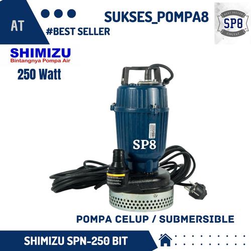 Jual Pompa Celup Shimizu SPN-250 BIT / Submersible Pump Shimizu 250W ...