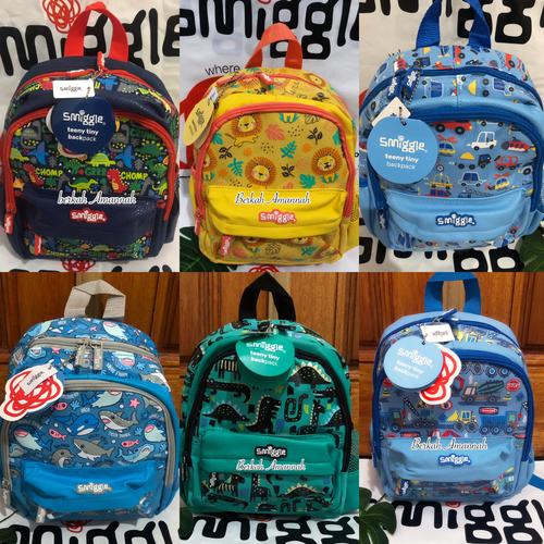 Promo smiggle teeny tiny backpack original/tas smiggle ori - dolphin ...