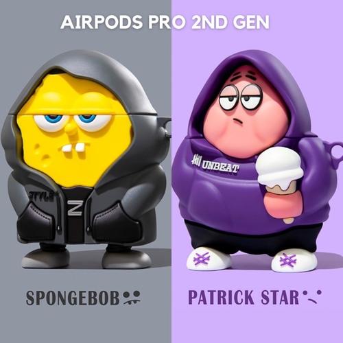 Promo [Awksome] Airpods Case Gen 1 2 3 PRO / Silicone Inpods Casing PATRICK - Patrick, Airpods ...