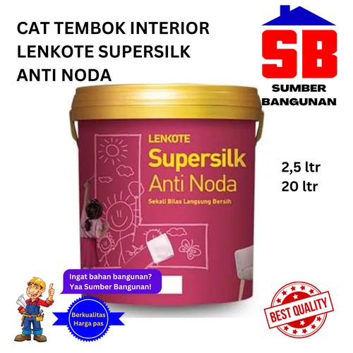 Jual CAT TEMBOK LENKOTE SUPERSILK ANTI NODA INTERIOR GALON 2,5 LITER ...