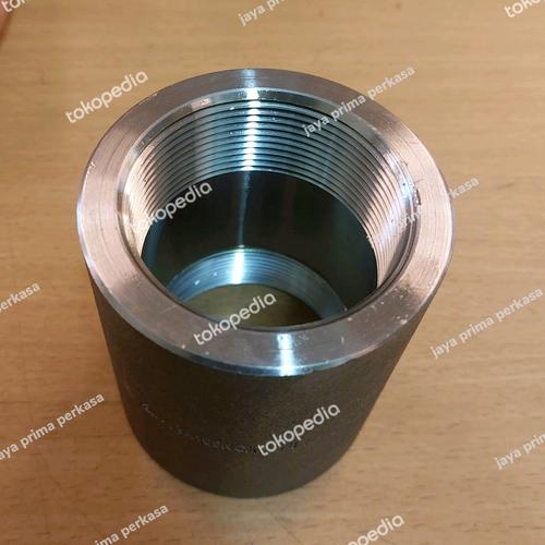 Jual Socket Besi A 105 Class 3000 drat 2" inch NPT / Coupling Besi 2 ...