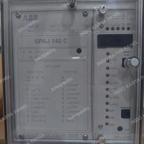 Jual ABB RELAY SPAJ 140 C ABB overcurrent relay EQ650498 - Jakarta ...
