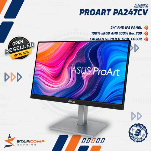 Promo ASUS ProArt Display PA247CV Professional Monitor 23.8" IPS USB-C ...