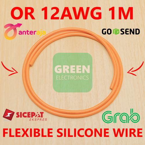 Jual Kabel Cable AWG 12 AWG12 12AWG Silicone Wire Orange HV EV Color Code - Jakarta Selatan ...