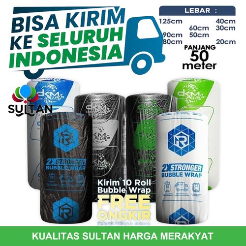 Jual BUBBLE WRAP ROLL BENING BUBLE WARP PUTIH TEBAL TERMURAH - Hitam ...