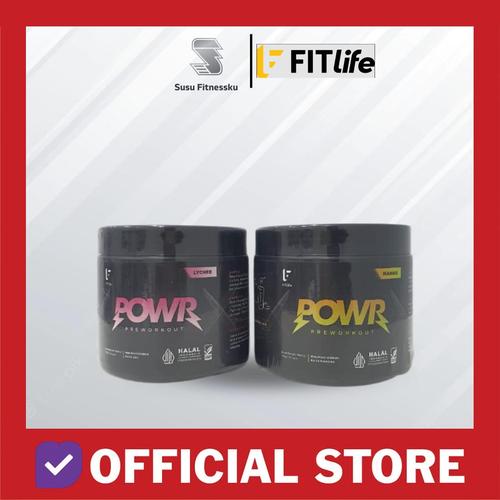 Jual Fitlife Pre Workout POWR 35 Serving PRE Workout - Mango - Jakarta ...