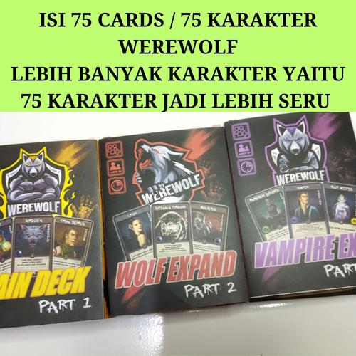 Jual warewolf games ultimate edition40 kartu mafia game board game ...