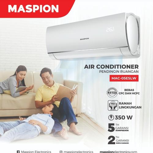 Jual AC MASPION Standard R410A 1/2 PK MAC-05ESLW / MAC05ESLW - Jakarta ...