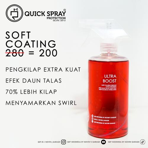 Jual Pengkilap semi coating ceramic / soft coat QSP Ultra Boost Botol ...