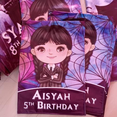 Promo giant pouch snack ultah+resleting custom wednesday - Kab. Kudus ...