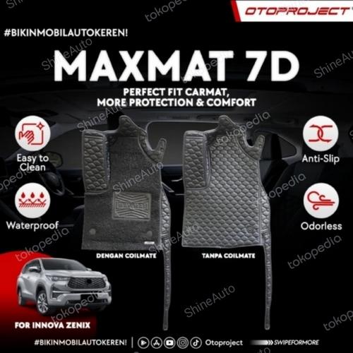 Jual Karpet MaxMat 7D Black Innova Zenix Hybrid Full Bagasi Diamond ...