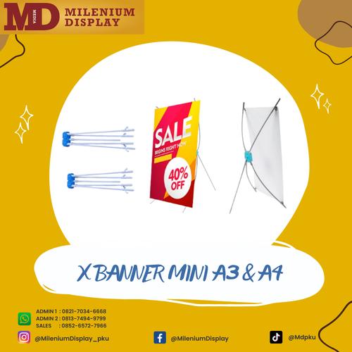 Jual X BANNER MINI A3 & A4 - A3 - Kota Pekanbaru - Milenium Display ...