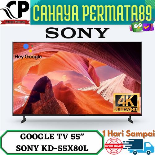 Promo SONY KD-55X80L - Google TV UHD 4K HDR 55 inch X80L SONY KD55X80L ...