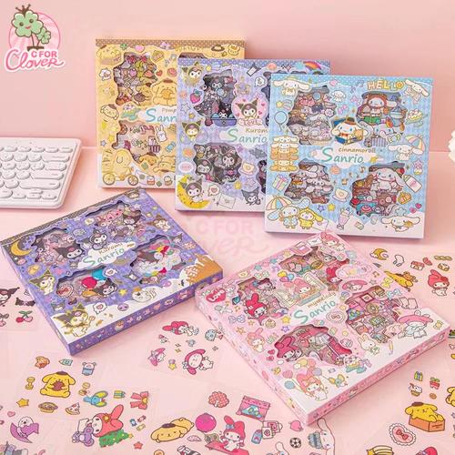 Promo CUTE CHARACTER STICKERS SET ISI 36 stiker kawaii viral box lucu ...