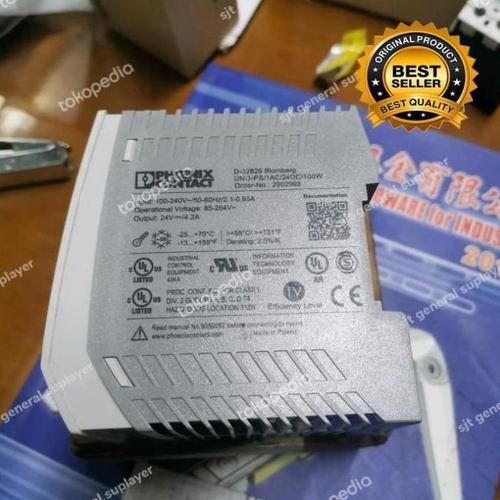 Jual Uno-Ps/1Ac/24Dc/100W 24Vdc 4.2A Power Supply Phoenix Contact ...